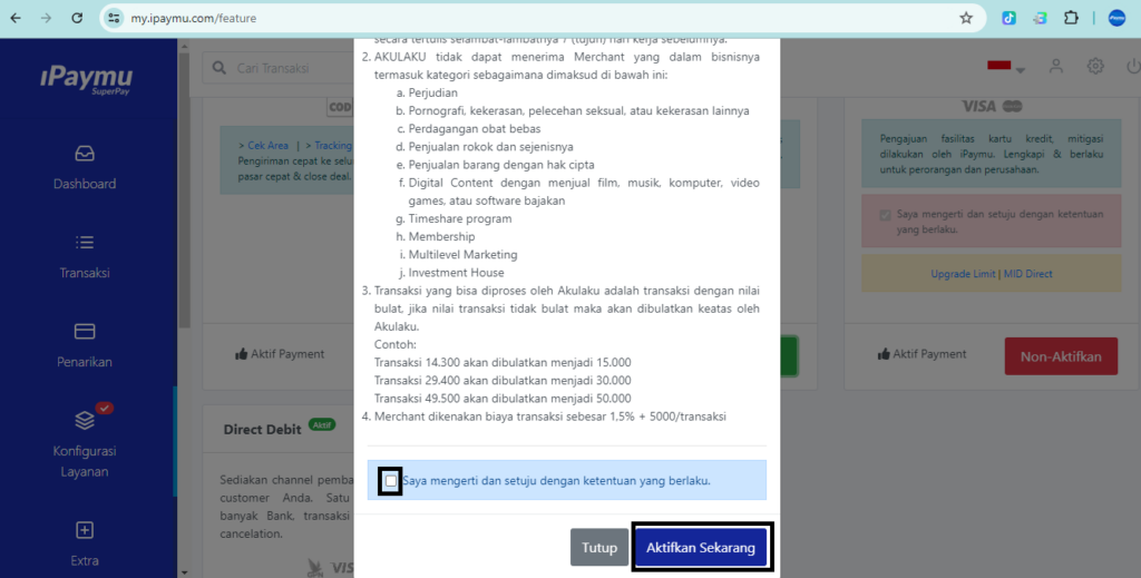 Begini cara aktivasi Akulaku di iPaymu 👇🏼 - iPaymu.com